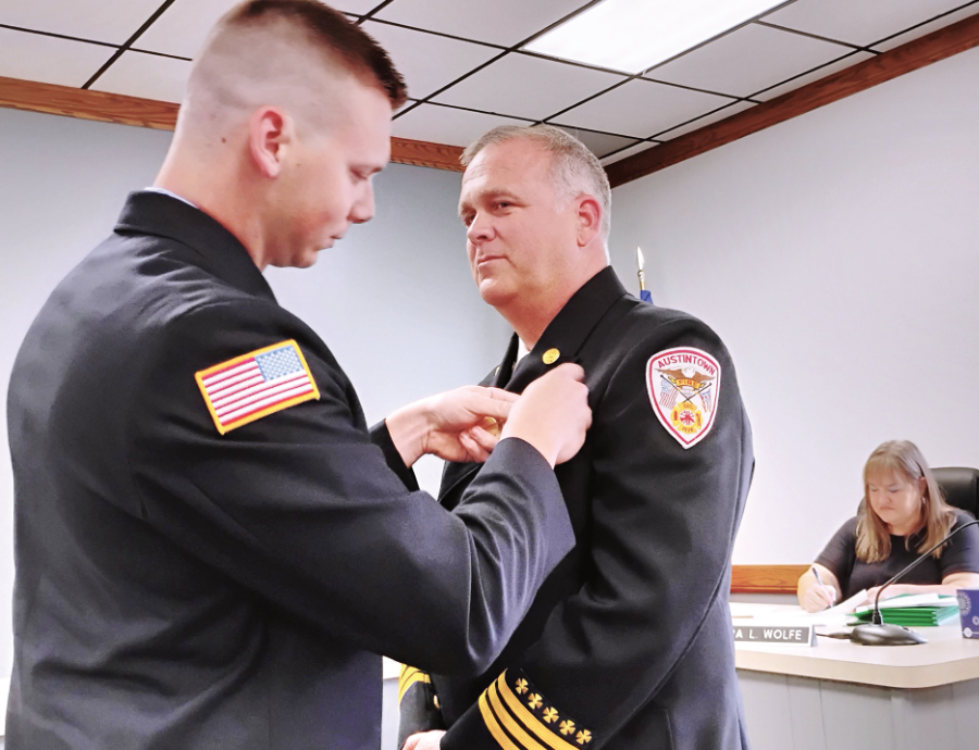 Austintown firefighters climb promotion ladder | News, Sports, Jobs ...